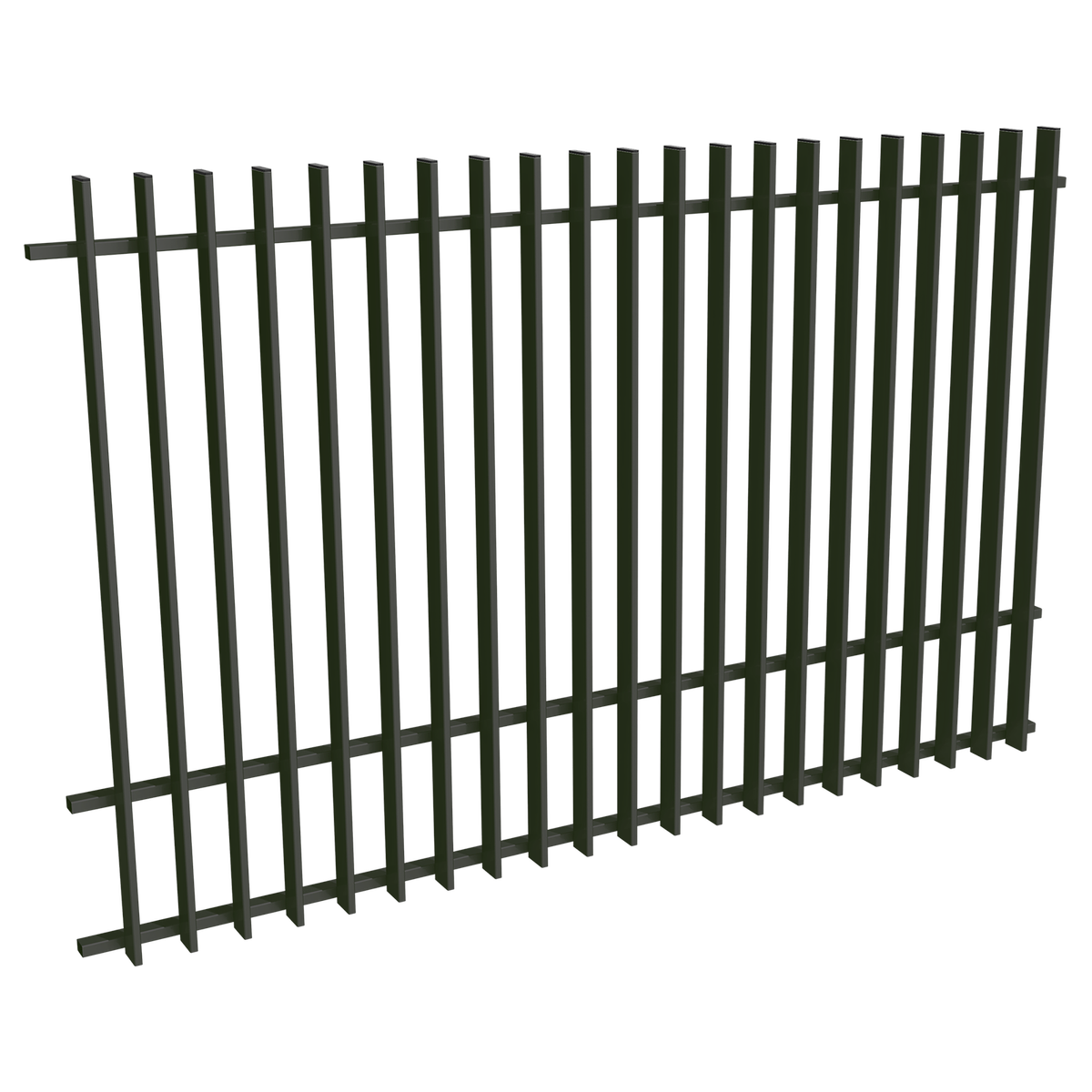 ProtectorAl 2400W x 1500H Woodland Grey Aluminium Radiator Pool Fence ...