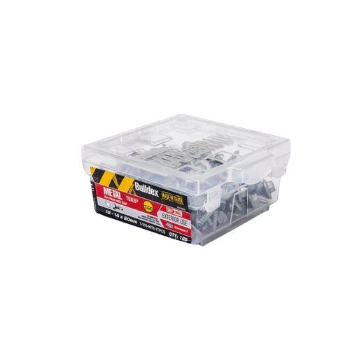 Buildex 12-14 x 20mm Climaseal Hex Head Metal Tek Screw with Seal - 100 Box - Bunnings Australia