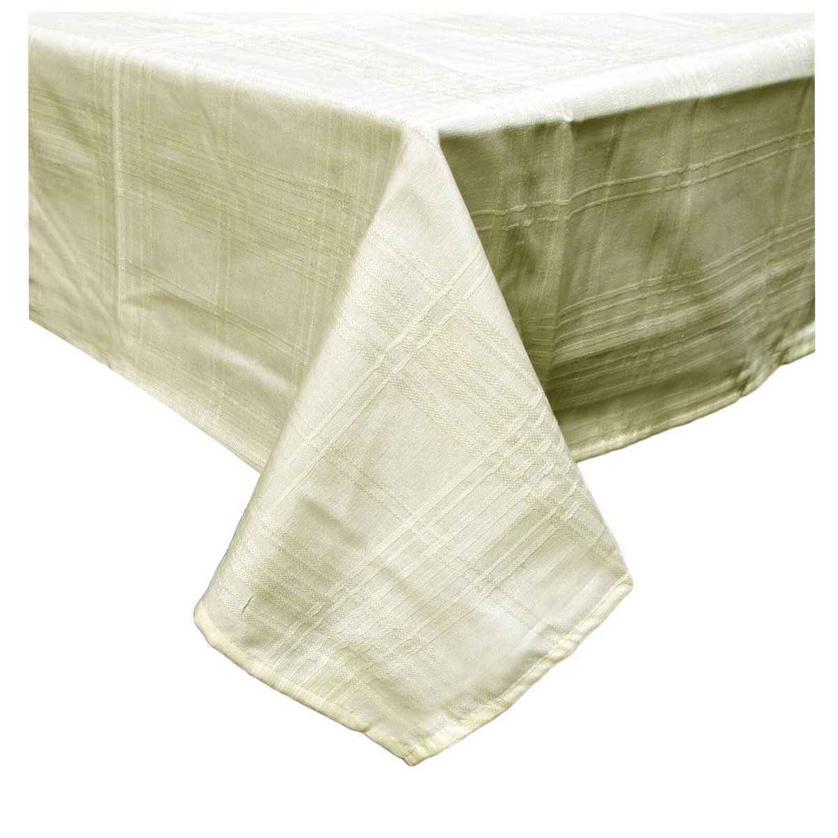 Checkered Cream Tablecloth 132 x 178 cm - Bunnings Australia