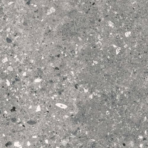 Duratile 10 x 10cm Terrazzo Dark Grey Porcelain Floor Tile Sample ...