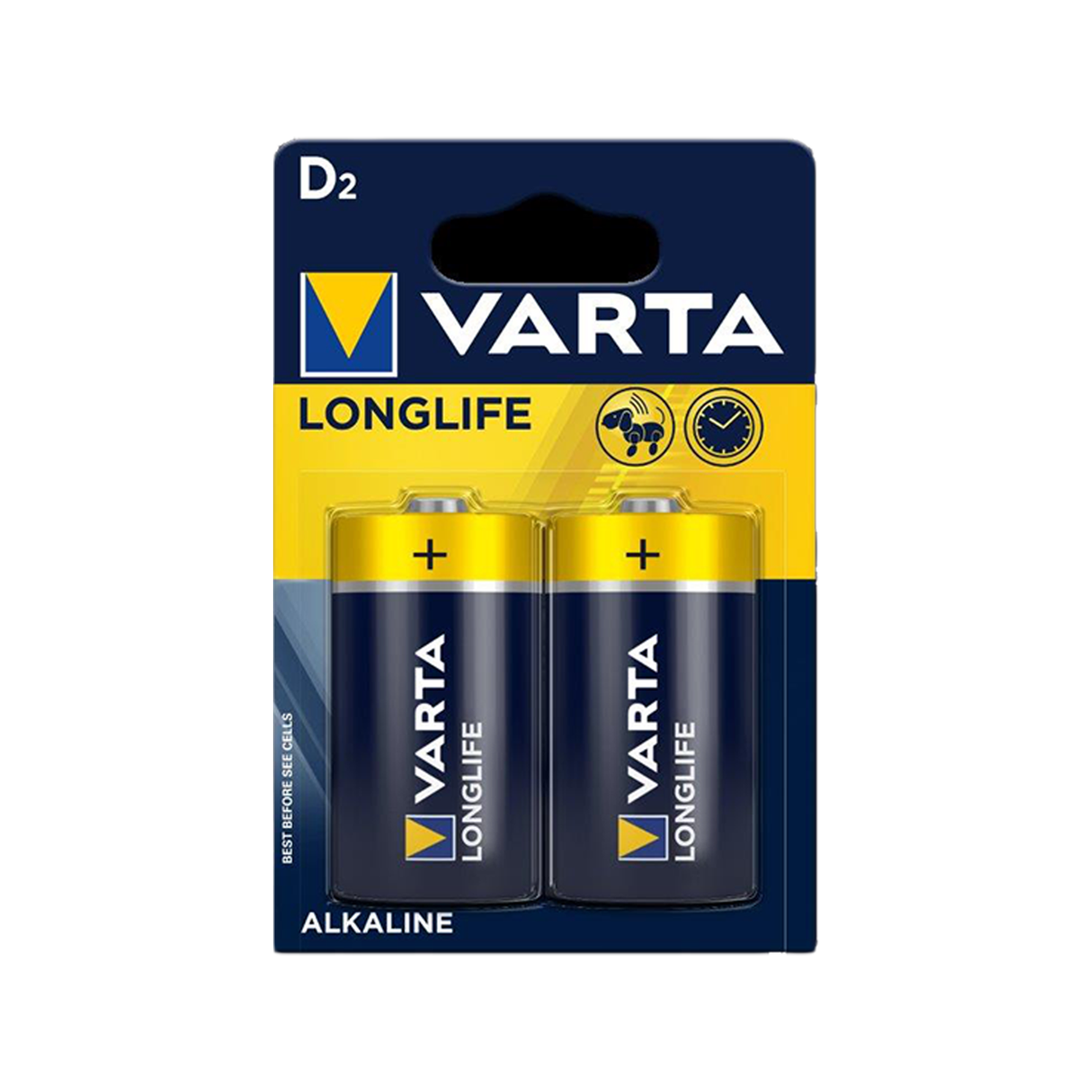 Varta D Long Life Alkaline Batteries - 2 Pack - Bunnings Australia