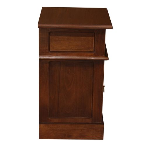 Centrum Furniture Tasmania 1 Door 1 Drawer Bedside Table - Right ...