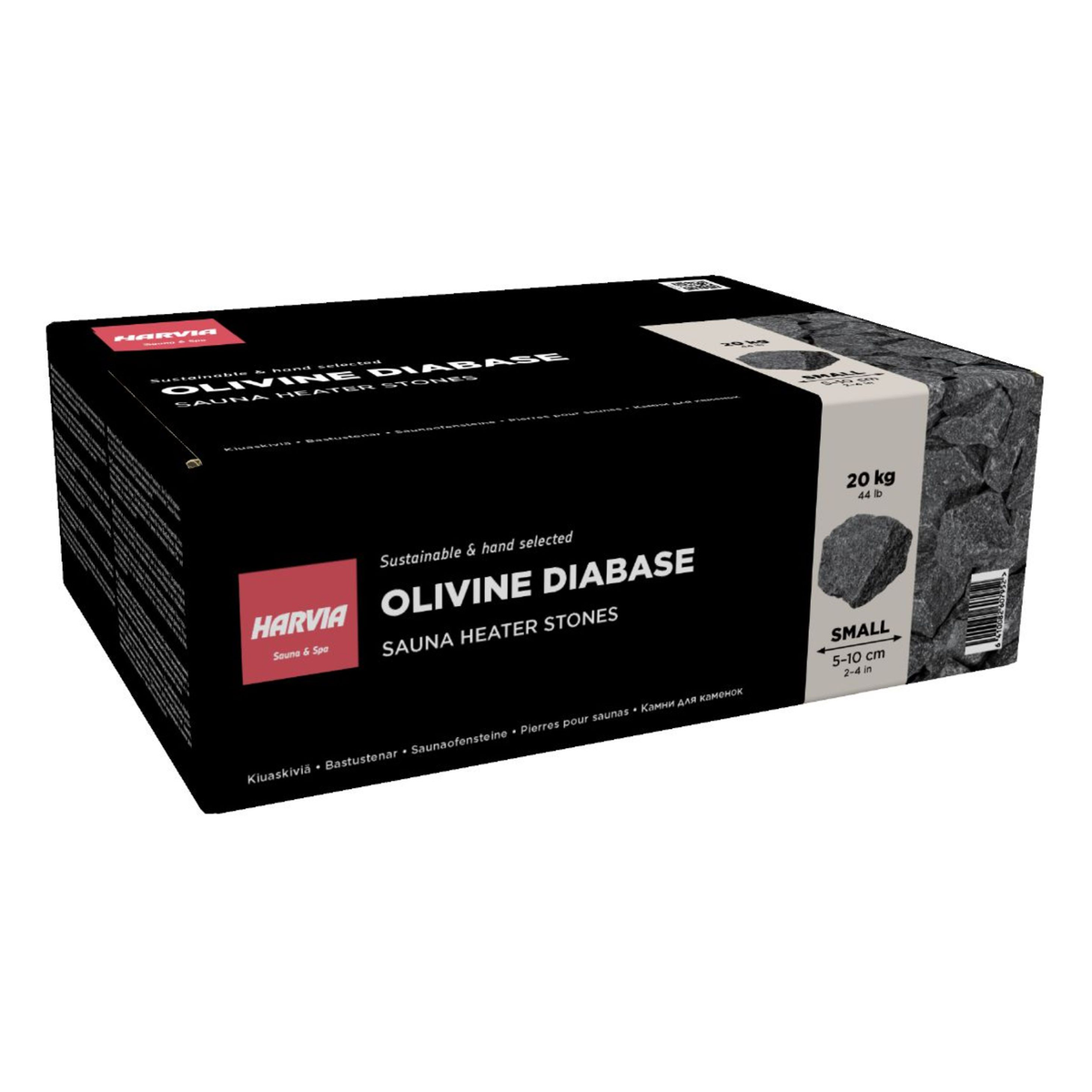 Harvia 5-10cm Dark Grey Olivine Diabase Saunas Stones - Bunnings Australia