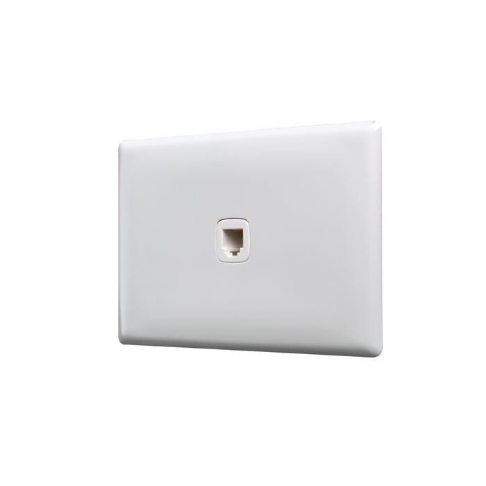 HPM LINEA 1 Gang Data / Phone Port - Bunnings Australia
