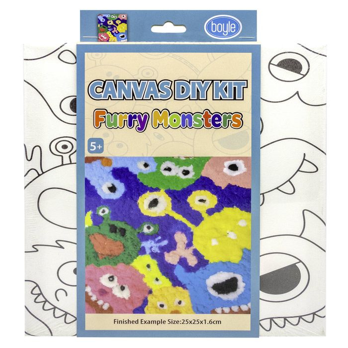 Boyle Furry Monsters Canvas DIY Kit - Bunnings Australia