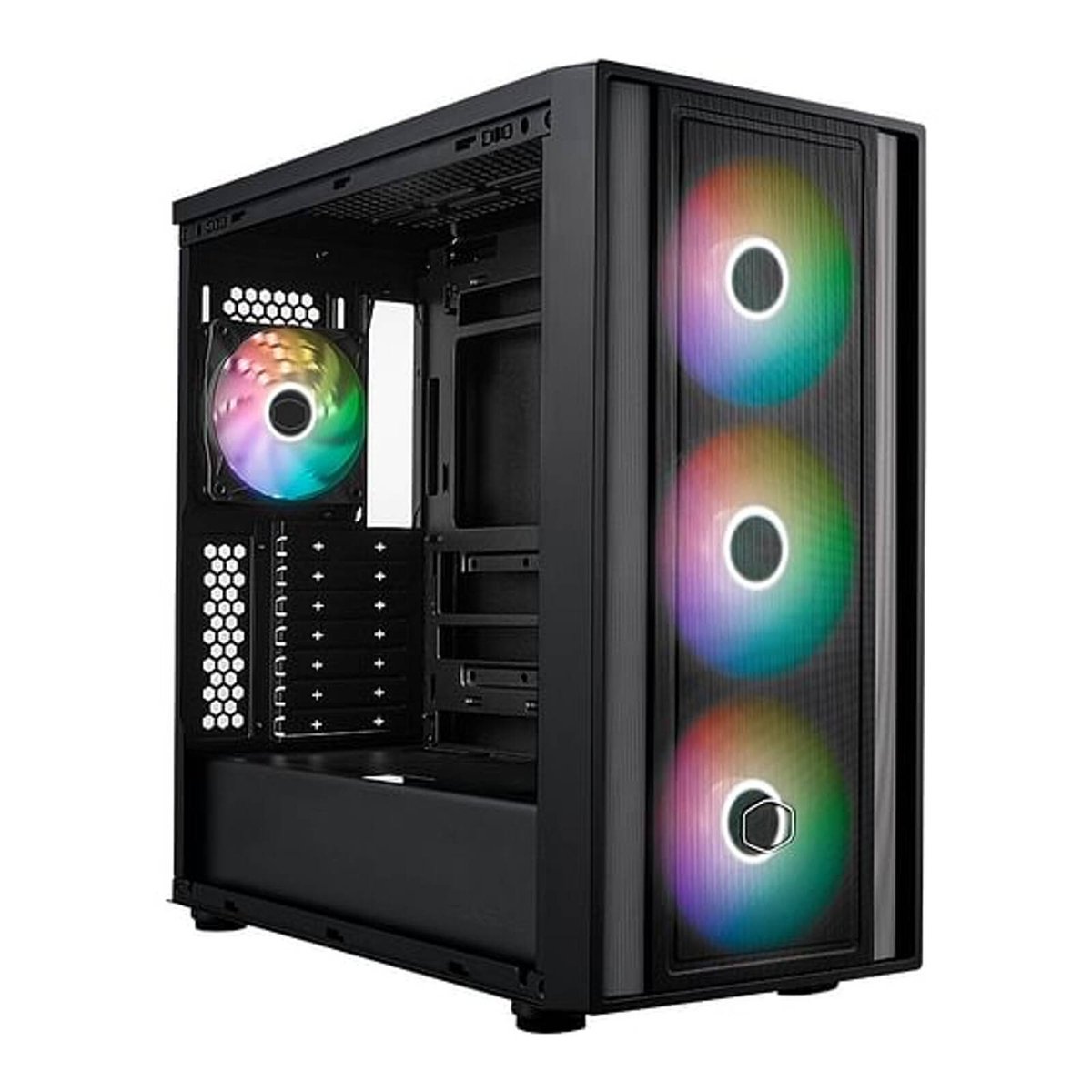 Cooler Master MasterBox 600 ATX Black Case [MB600-KGNN-S00] - Bunnings ...