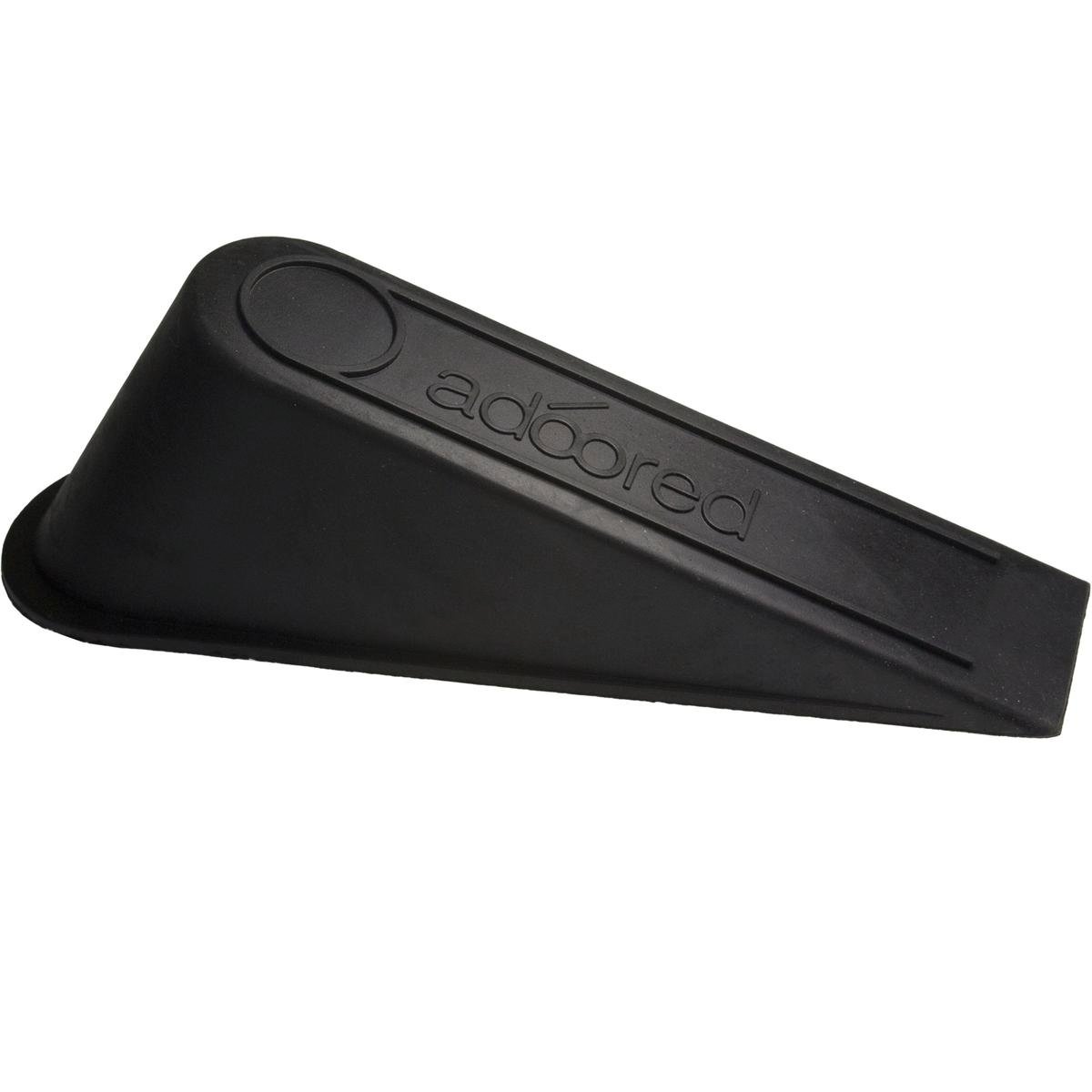 Adoored Black Rubber Door Wedge - 3 Pack - Black - Bunnings Australia