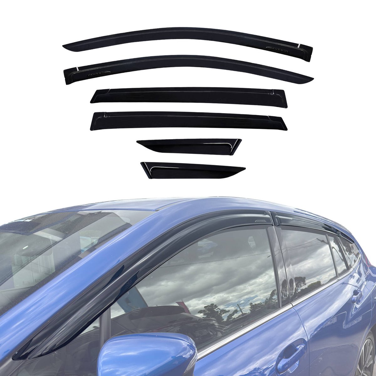 AUSGO Luxury Weather Shields for Subaru WRX Wagon 2022-Onwards ...
