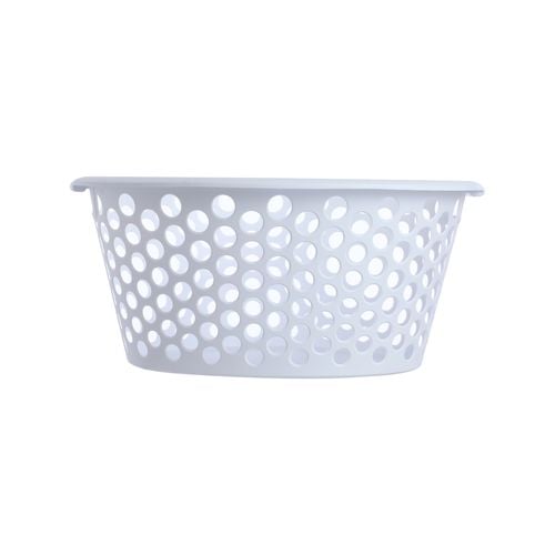 All Set 36L White Circle Oval Laundry Basket - Bunnings Australia
