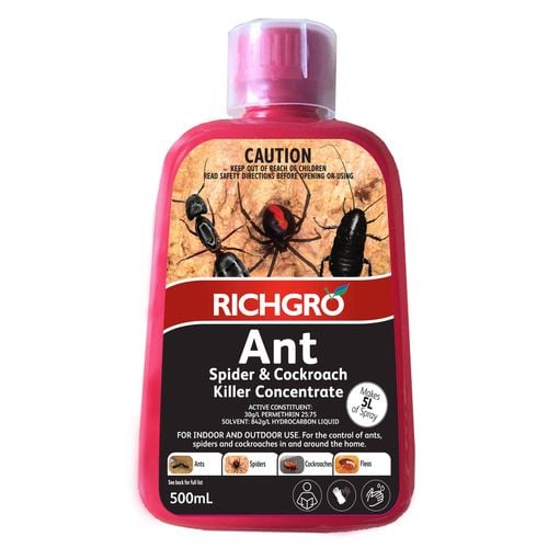 Richgro 500ml Ant Spider And Cockroach Killer Concentrate - Bunnings ...