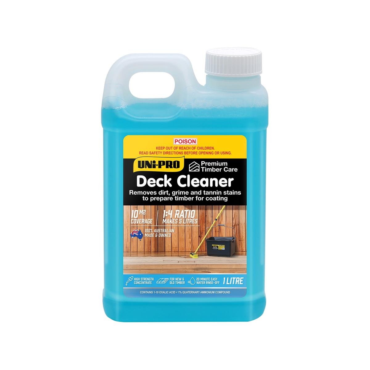 Uni-Pro 1L Deck Cleaner Concentrate - 1L - Bunnings Australia