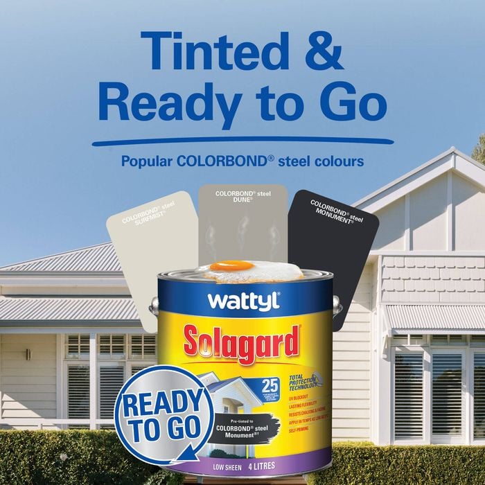 Wattyl Solagard 4L Pre-tinted Windspray Low Sheen Exterior Paint ...