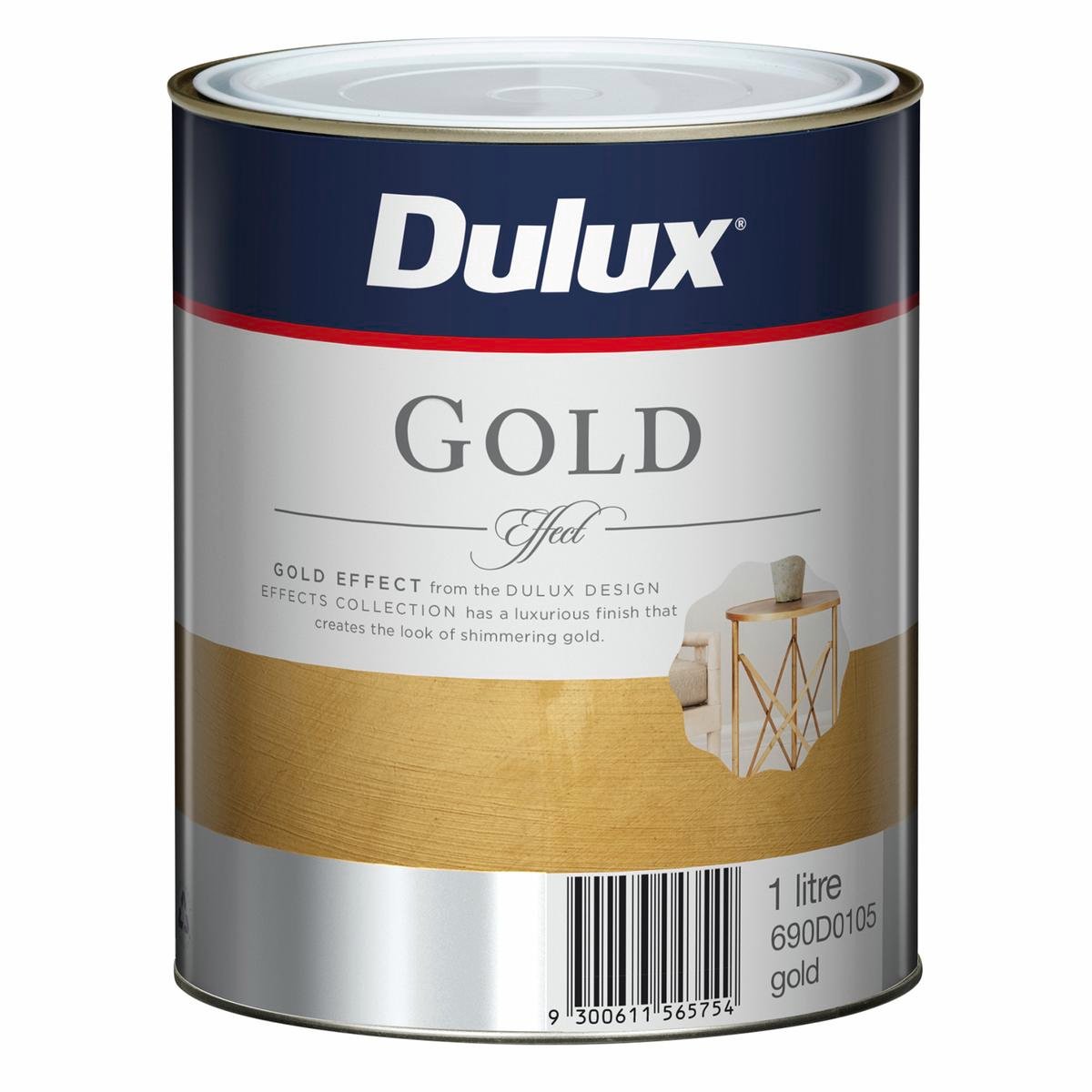 Dulux Design Gold Effect Paint - 1L - Bunnings Australia