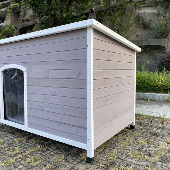 YES4PETS XXL Timber Pet Dog Kennel House Puppy Wooden Timber Cabin With ...