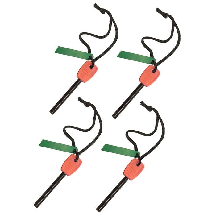 4PK Cockatoo Metal Flint Fire Starter Outdoor Camping 10cm - Bunnings ...