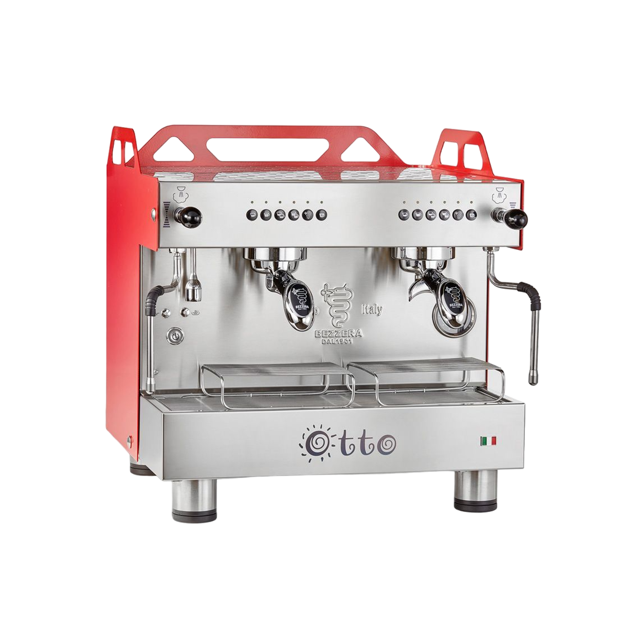Bezzera OTTO Red Compact 2 Group Espresso Machine BZOTTOCDE2IR1 ...