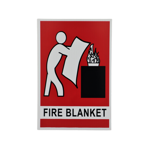Fire Pro 225mm x 150mm Fire Blanket Sign - Bunnings Australia
