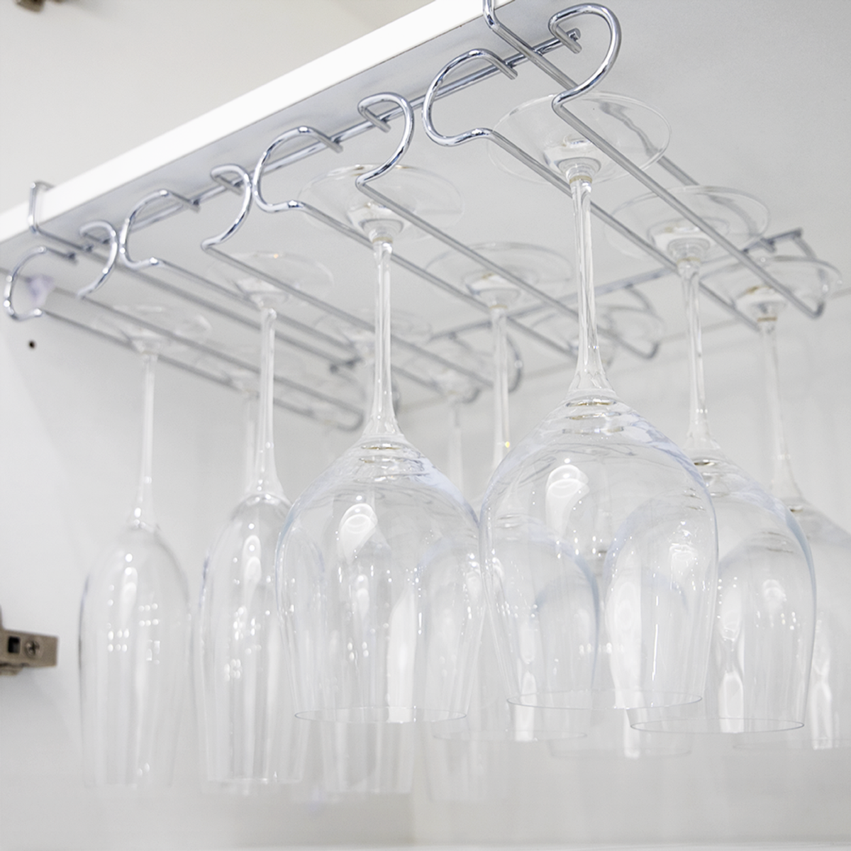 Bartender Undershelf 4 Rail Stemware Rack - Bunnings Australia