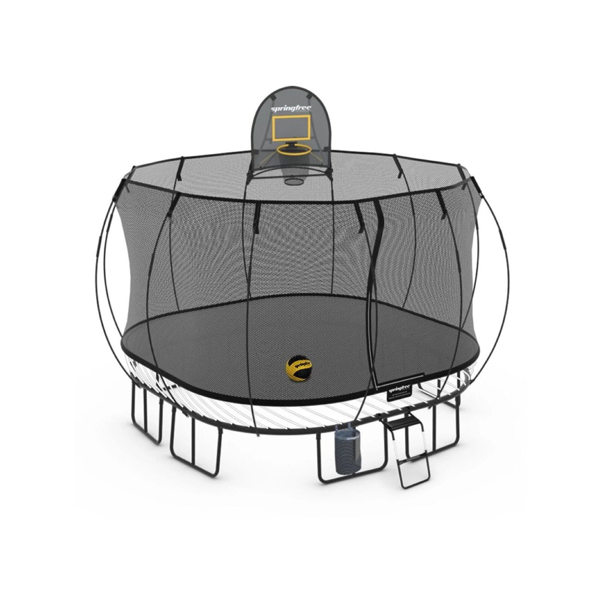 Springfree Large Square Trampoline 11 ft - Sports Accessory Bundle ...