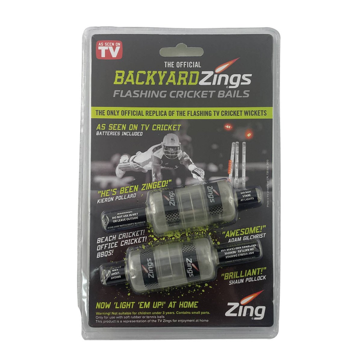 Zing Light Up Backyard Flashing Cricket Bails - Bunnings Australia