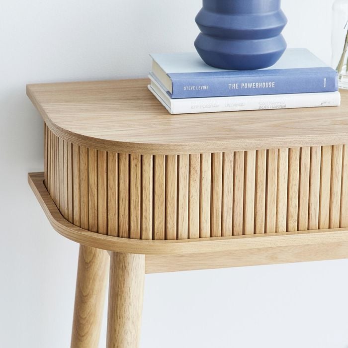 Cooper & Co. Curve 100cm Console Table Natural - Bunnings Australia