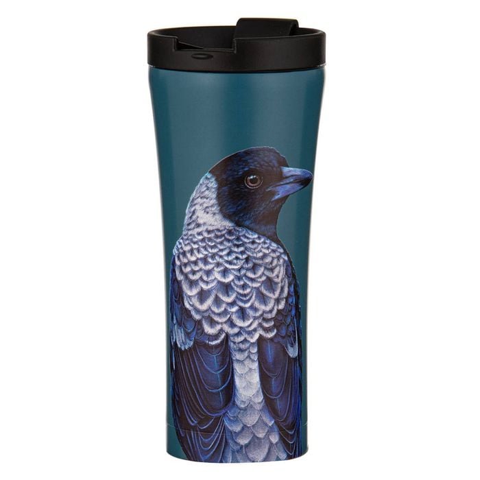 Ashdene Stainless Steel 500ml Modern Birds Magpie Travel Mug - Bunnings ...
