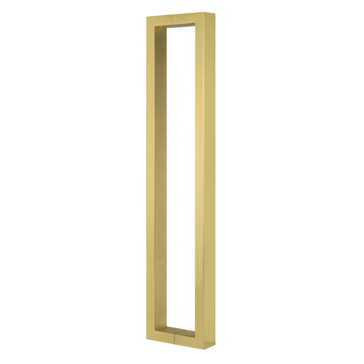 Delf Satin Brass 600mm Square Pull Handle - Bunnings Australia