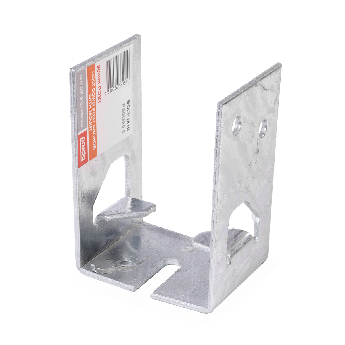 Pryda 90mm M10 Bolt Down w Raised Mount Post Anchor - Bunnings Australia