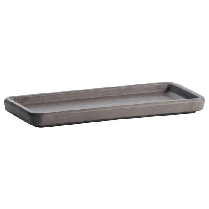 Northcote Pottery 40cm Grey Italian Terracotta Window Box Saucer ...