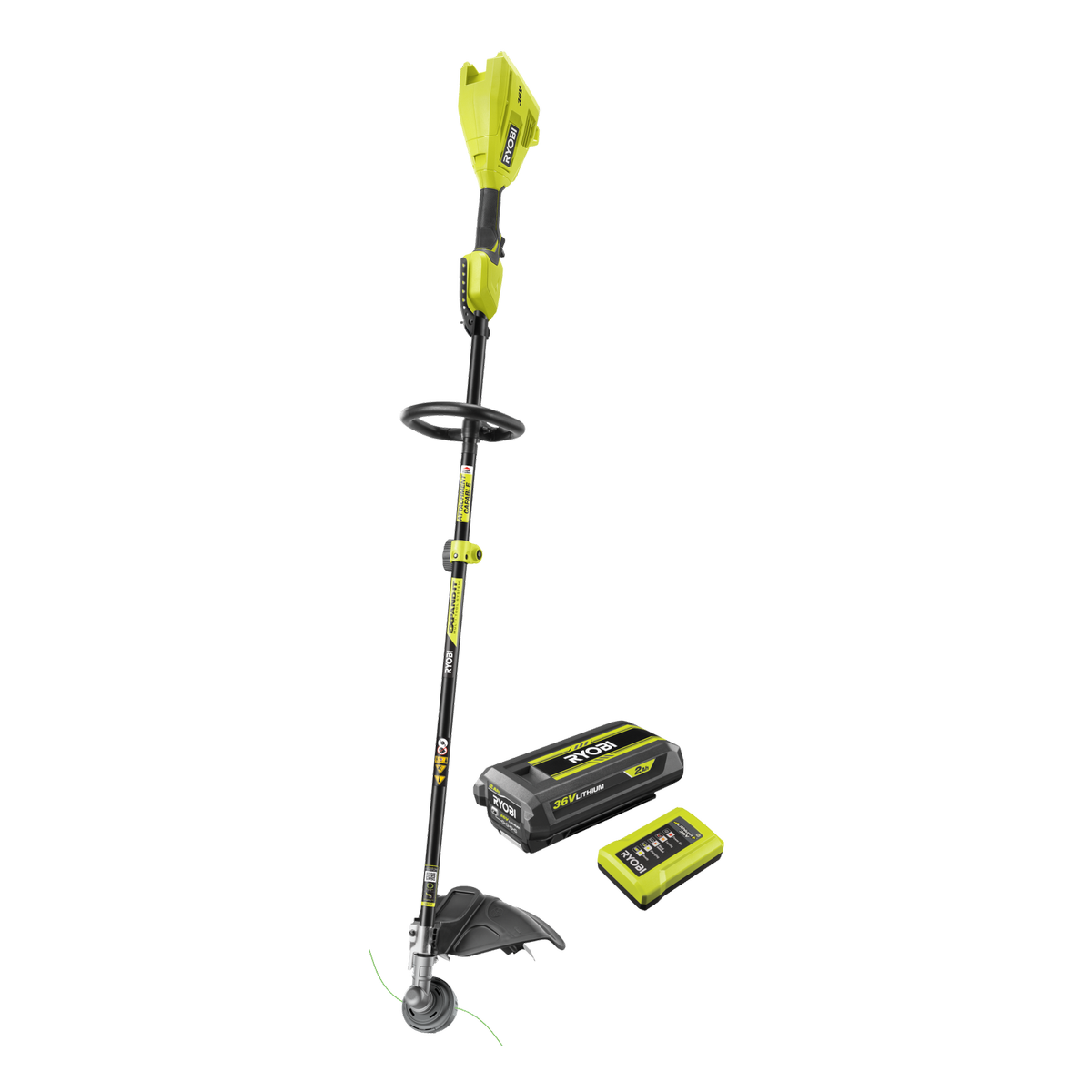 Ryobi 36V 33/38cm Line Trimmer 2.0Ah Kit - Bunnings Australia