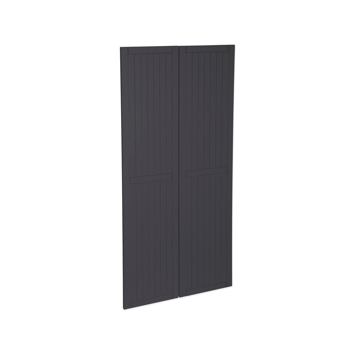 Kaboodle 900mm Country Grey Fig Pantry Doors - 2 Pack - Bunnings Australia