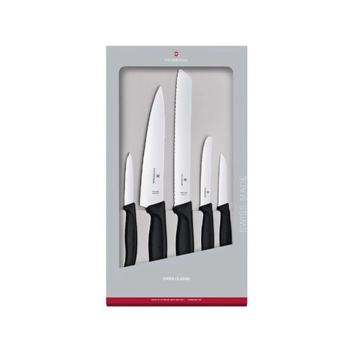 Victorinox 5 Piece Kitchen Knife Set Gift Boxed 5pc Knives | 6.7133.5G ...