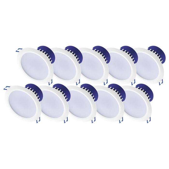 DETA 7W IP44 Tri-Colour Dimmable LED Downlight - 10 Pack - Bunnings New ...
