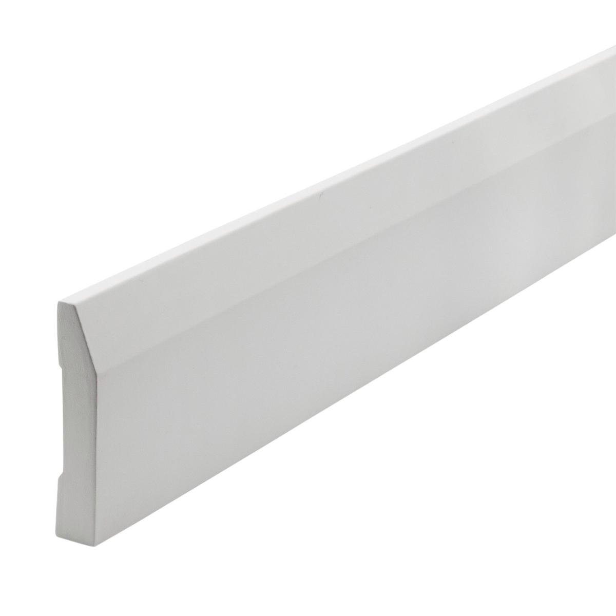 92 x 18mm 5.4m White Moulding Pine FJ Primed Half Splayed - Bunnings ...