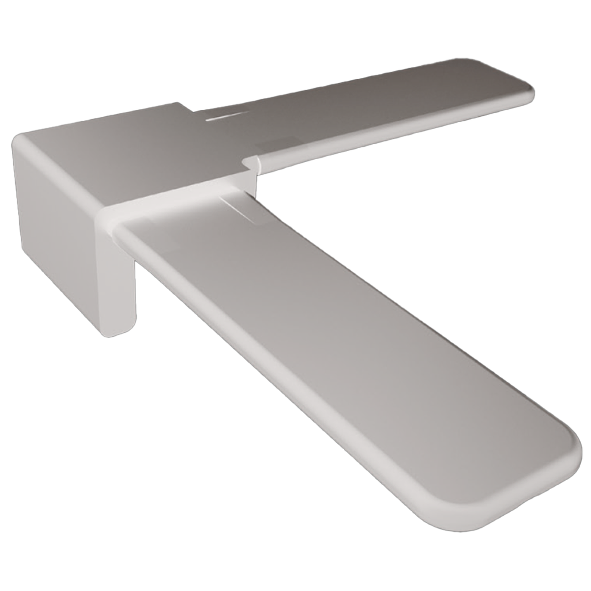 ProtectorAl White Matt 90°Aluminium Friction Fit Handrail Joiner ...