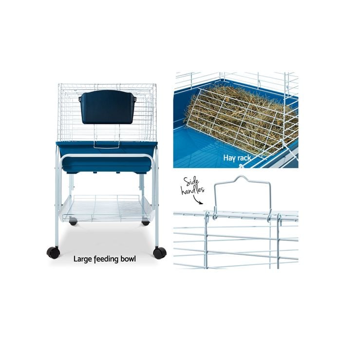 i.Pet 100cm Rabbit Bunny Guinea Pig Home - Bunnings Australia