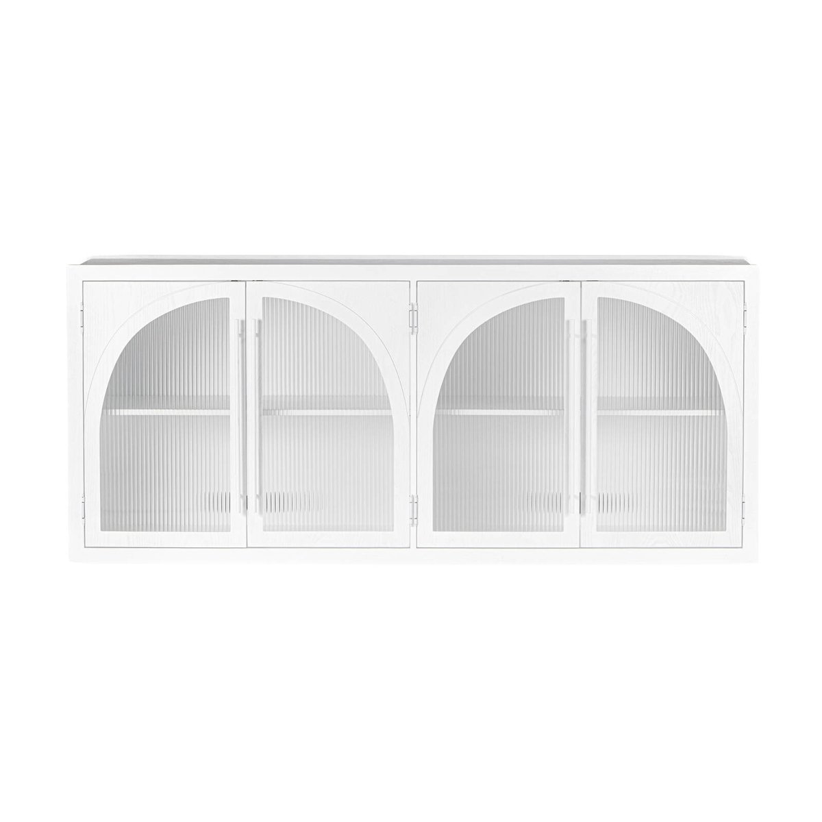 Charles 178cm Sideboard Modern 4 Door Storage Cabinet Unit White ...