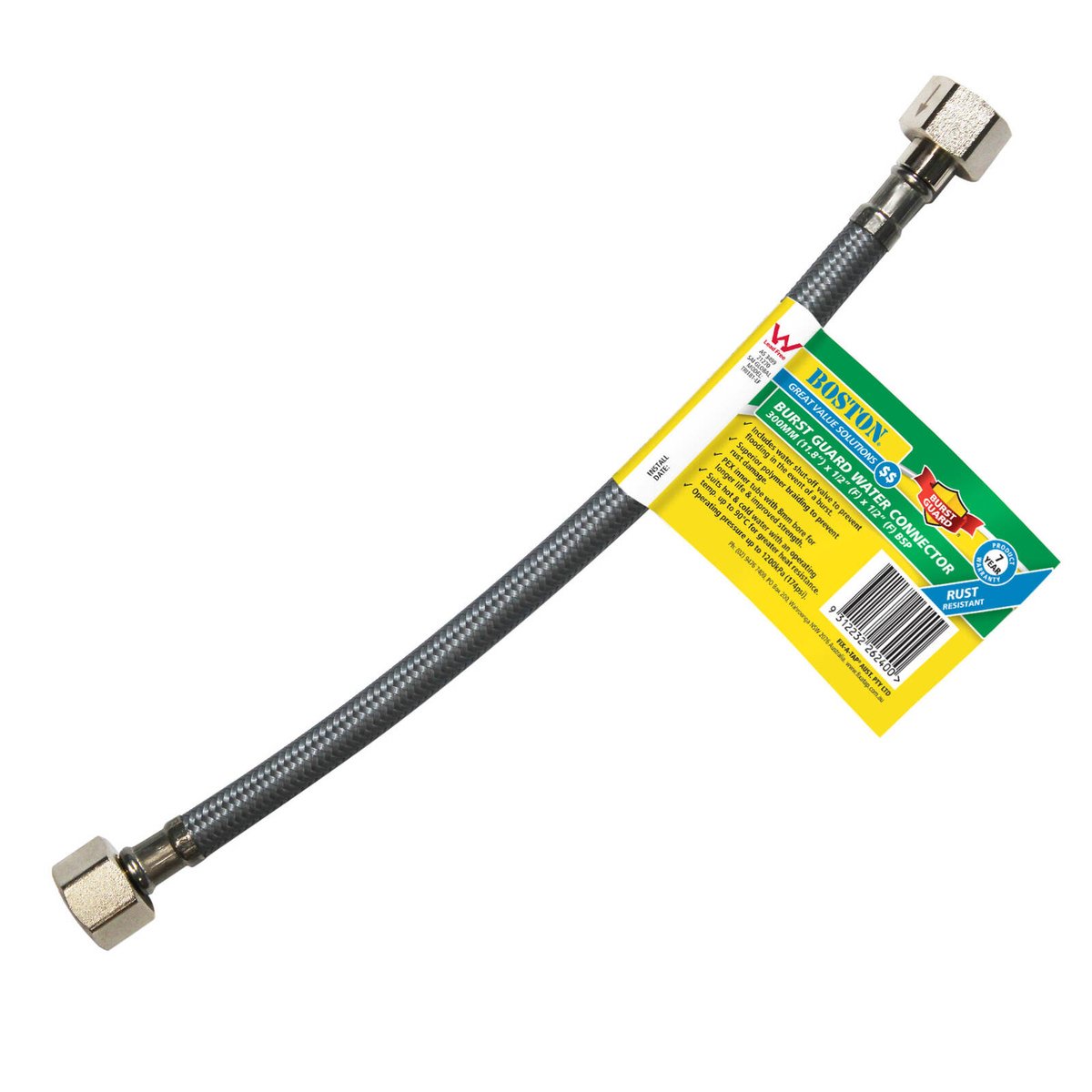 BOSTON 300mm Burst Guard Lead-free Water Connector - Bunnings Australia