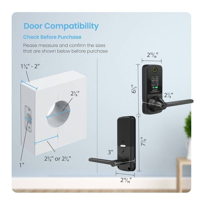 Lockly Secure Pro Latch Matte Black - Bunnings Australia