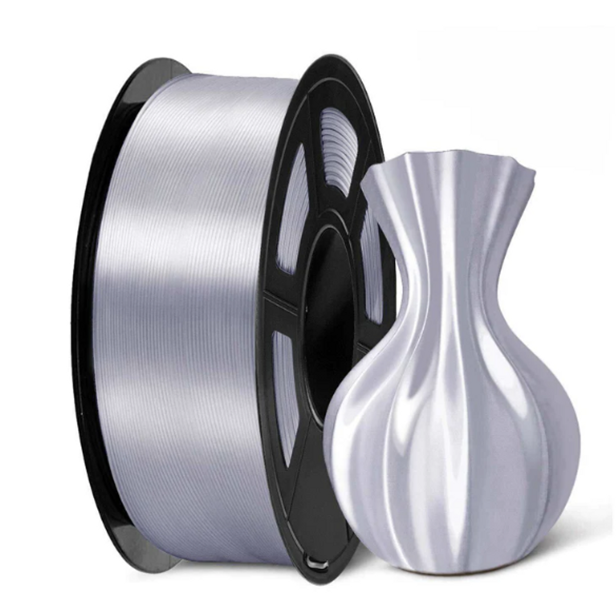 SILK 3D Printing Filament 1KG - Silver - Bunnings Australia