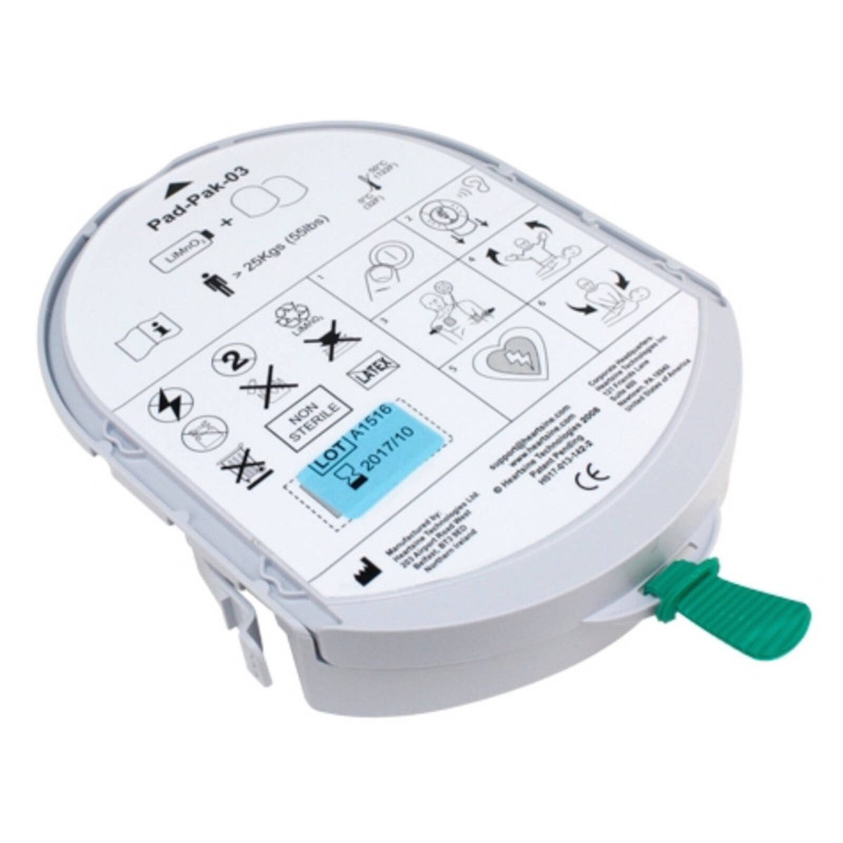 Heartsine Samaritan Adult Pad/Battery Pad-Pak (PADPAK03) - Bunnings ...