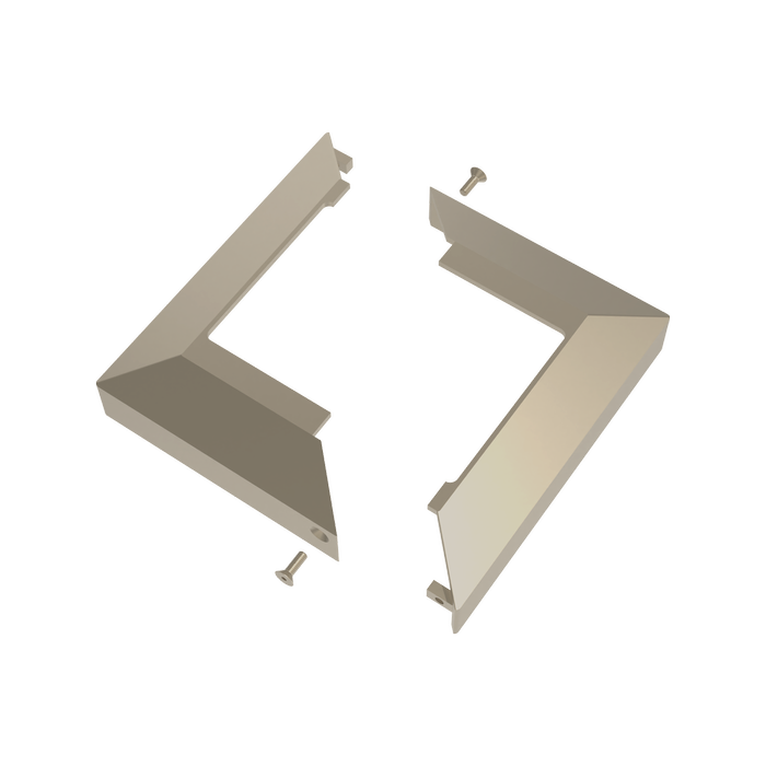 ProtectorAl 100 x 100mm Paperbark Aluminium 2 Part Flanged Post Domical ...