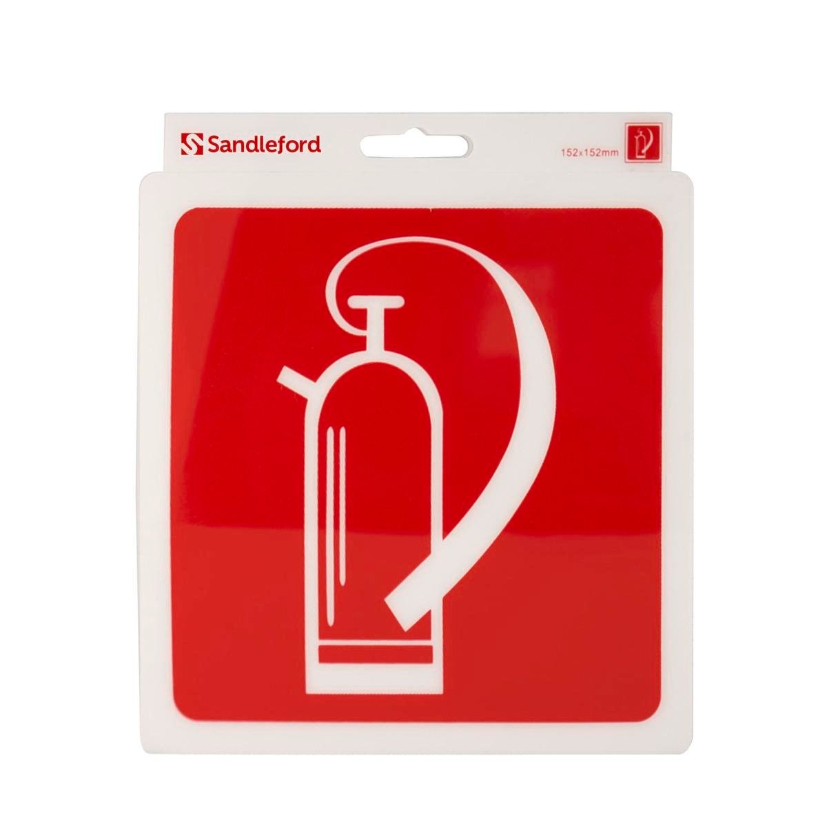 Sandleford 152mm Fire Extinguisher Self Adhesive Sign - Bunnings Australia