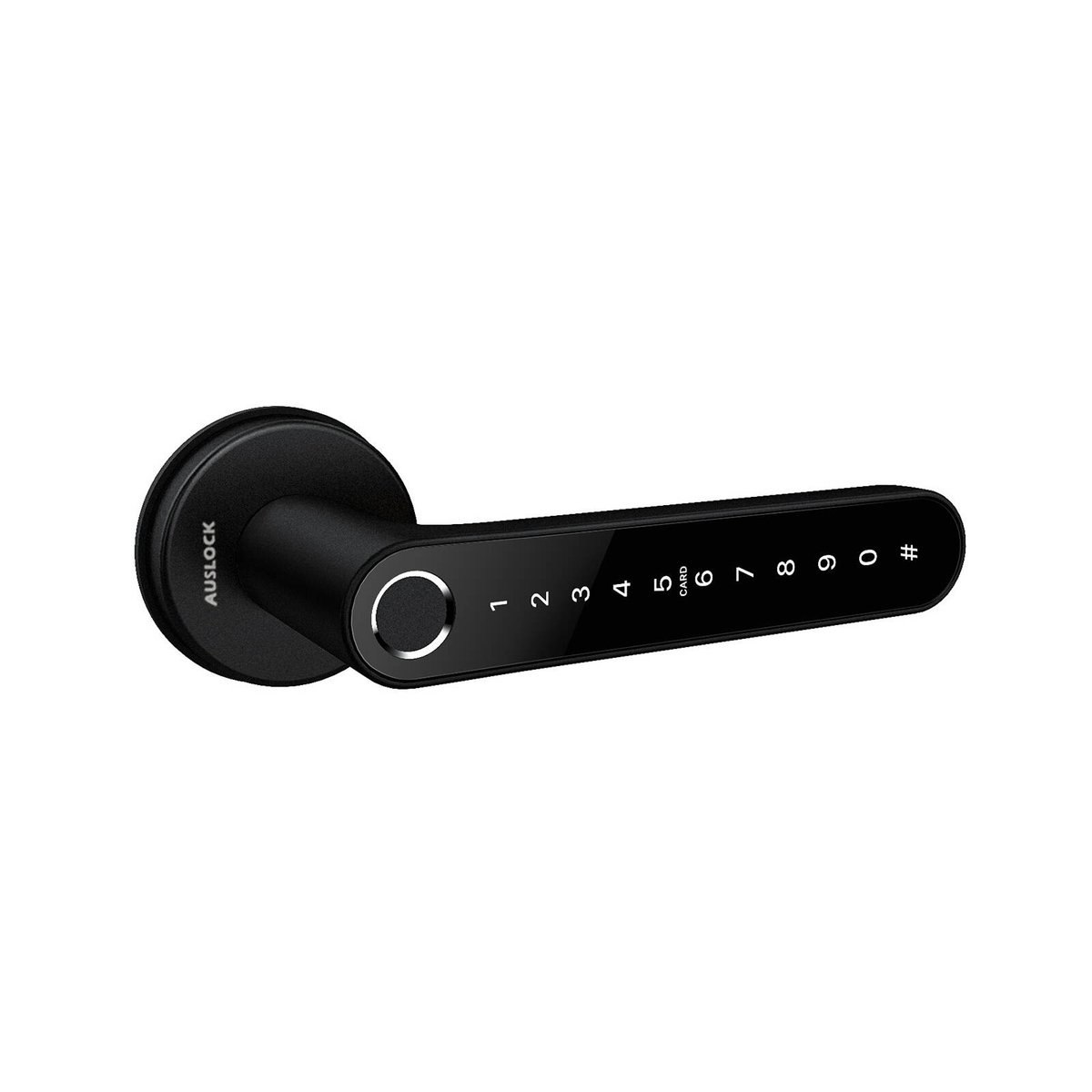 Auslock Black Smart Lock Novo Series N31B Door Handle - Bunnings Australia