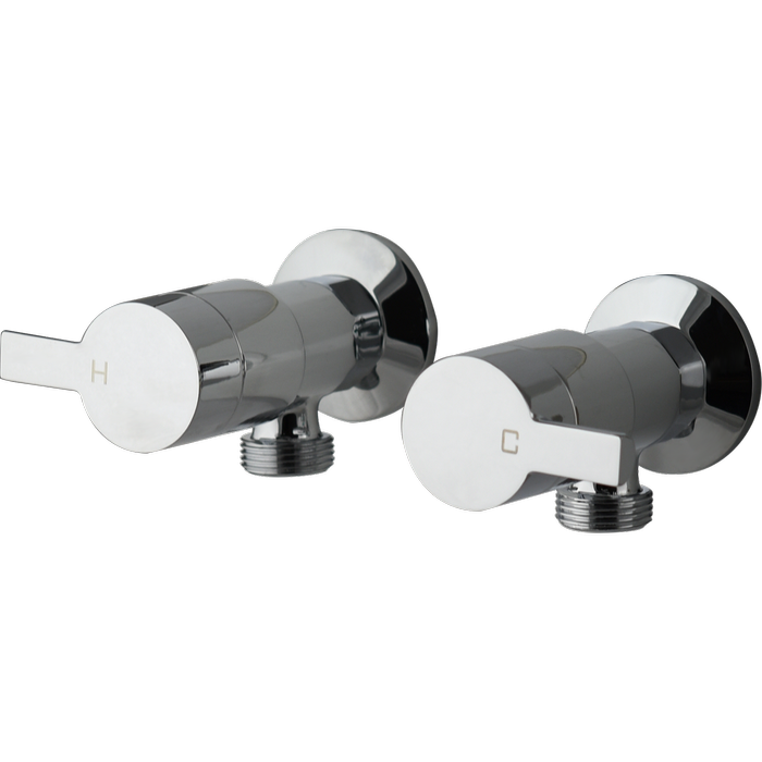 MIXX Chrome 1/4 Turn Cocoa Lever C/Disc Washing Machine Taps - Bunnings ...