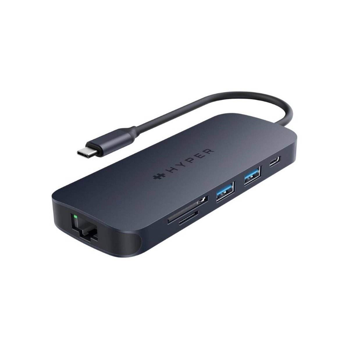 HyperDrive Next 8-Port USB-C Hub: 4K HDMI, 10Gbps USB-C/A, 140W PD, SD ...
