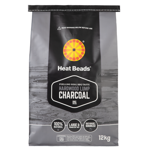 Heat Beads BBQ Fuel 12kg Hardwood Charcoal - Bunnings New Zealand