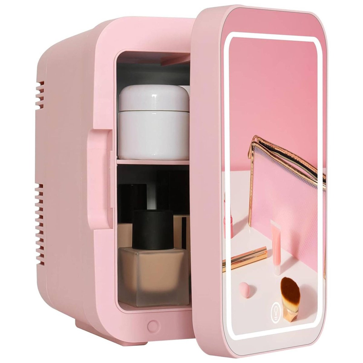 Advwin 8L Mini Fridge Portable Camping Fridge Makeup Fridge Pink ...