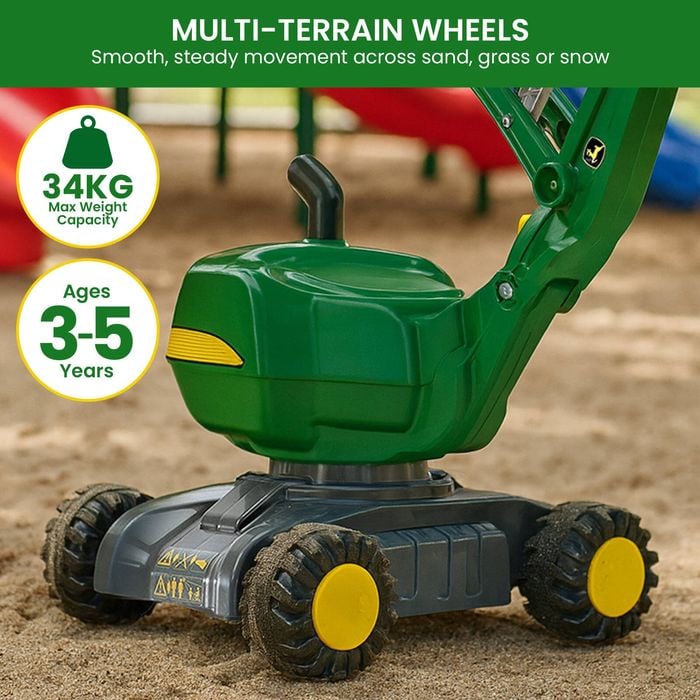 John Deere Rolly XL Kids Ride On Digger 3-5y - Bunnings Australia