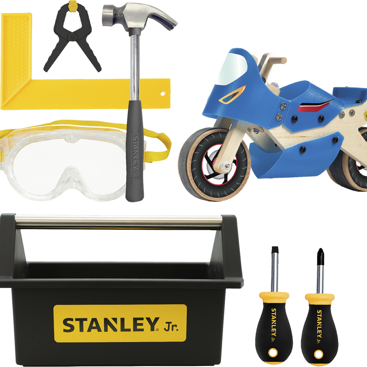 Stanley Jr Tool Kit Motor Bike 7 Piece Set - Bunnings New Zealand